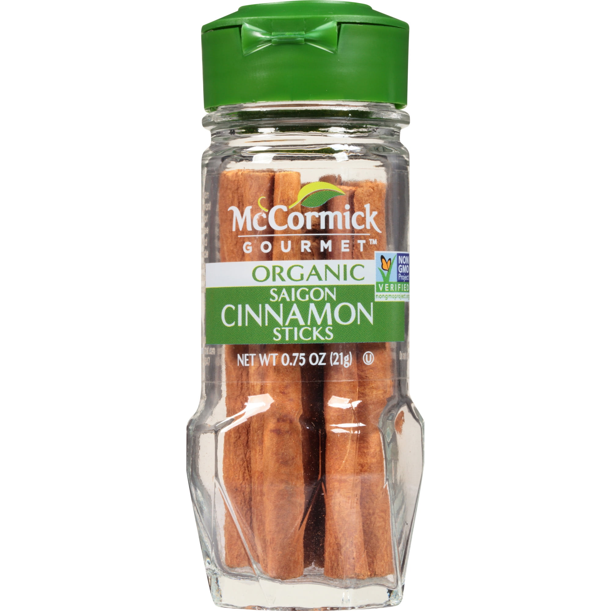 McCormick Gourmet Organic Saigon Cinnamon Sticks, 0.75 oz Bottle ...