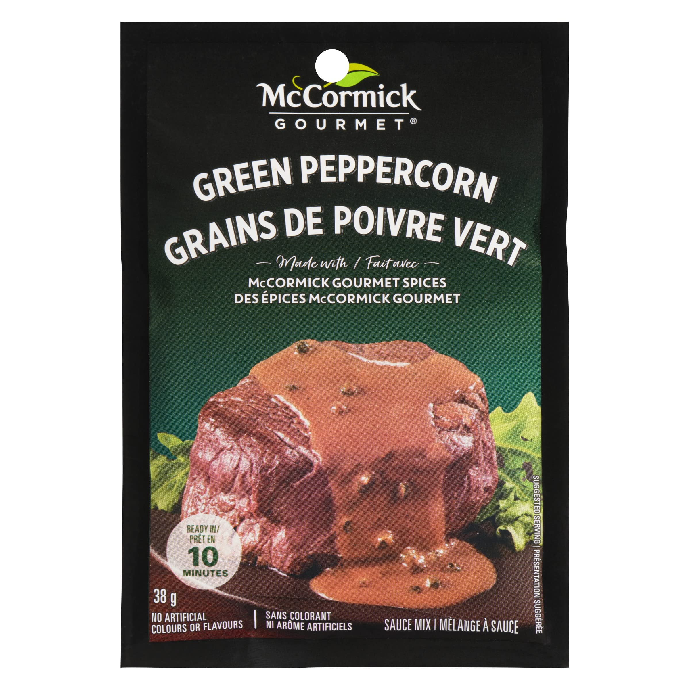 McCormick Gourmet, Sauce SCH4 Mix, Green Peppercorn, 38g/1.3oz ...