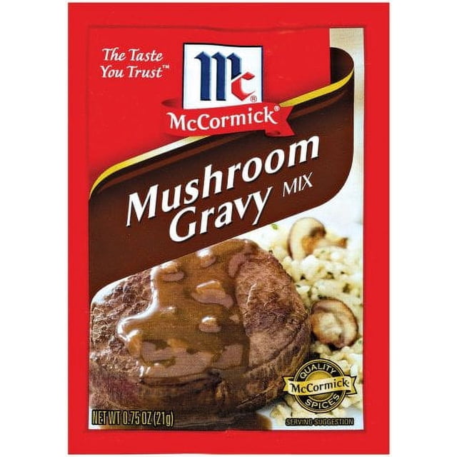 McCormick Gravy Mix, Mushroom, .75 oz - Walmart.com