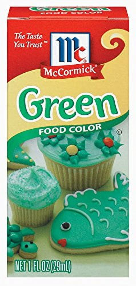 McCormick Green Food Color (Pack of 12) - Walmart.com