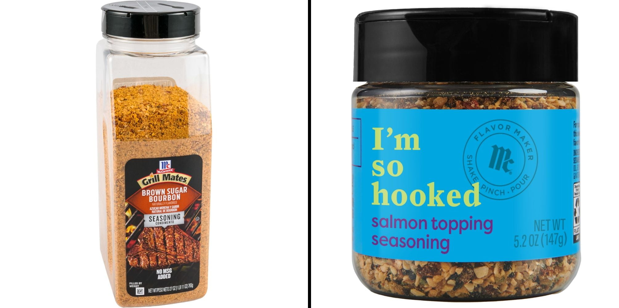 McCormick Grill Mates Brown Sugar Bourbon Seasoning, 27 oz & McCormick ...