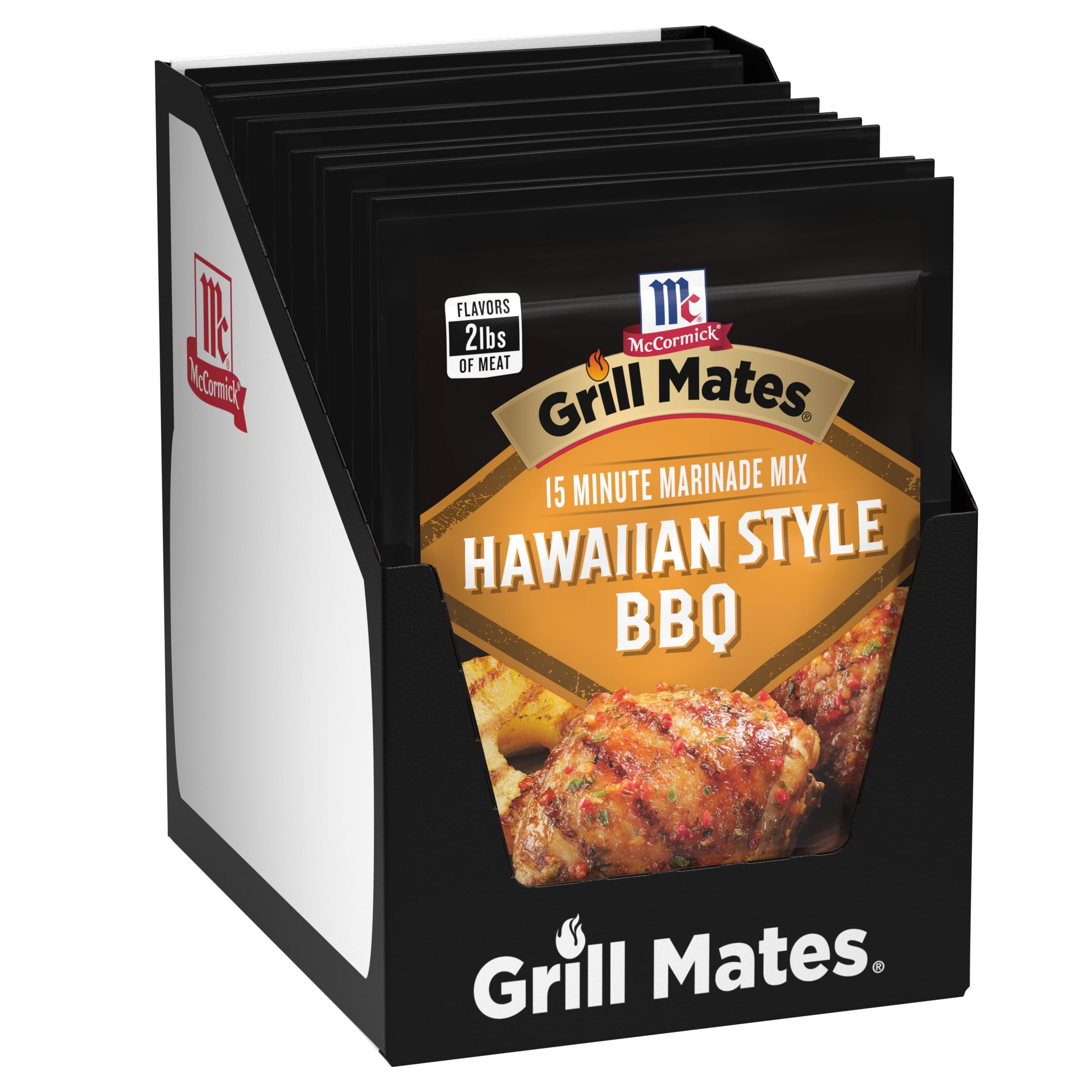 McCormick Grill Mates FEV6 Marinade Mix, Hawaiian Style BBQ, Tropical ...
