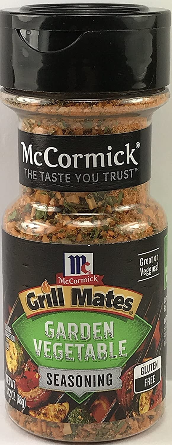 McCormick Grill Mates Garden Vegetable Seasoning, 3.12 oz (Pack of 3 ...