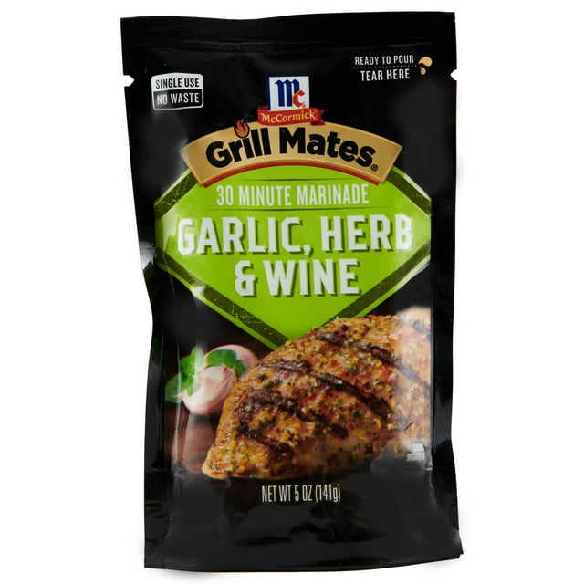 McCormick® Grill Mates® Garlic, Herb & Wine 30 Minute Marinade 5 oz ...