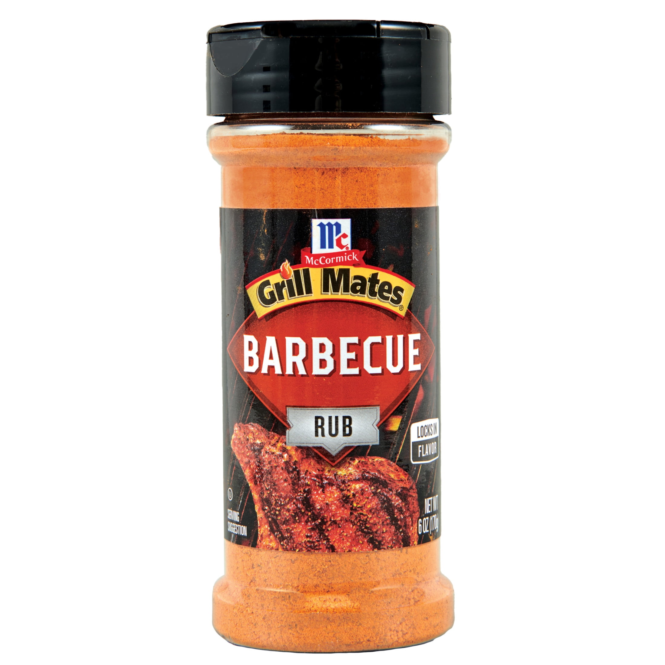 McCormick Grill Mates Gluten Free Barbecue Rub, 6 oz Bottle - Walmart ...