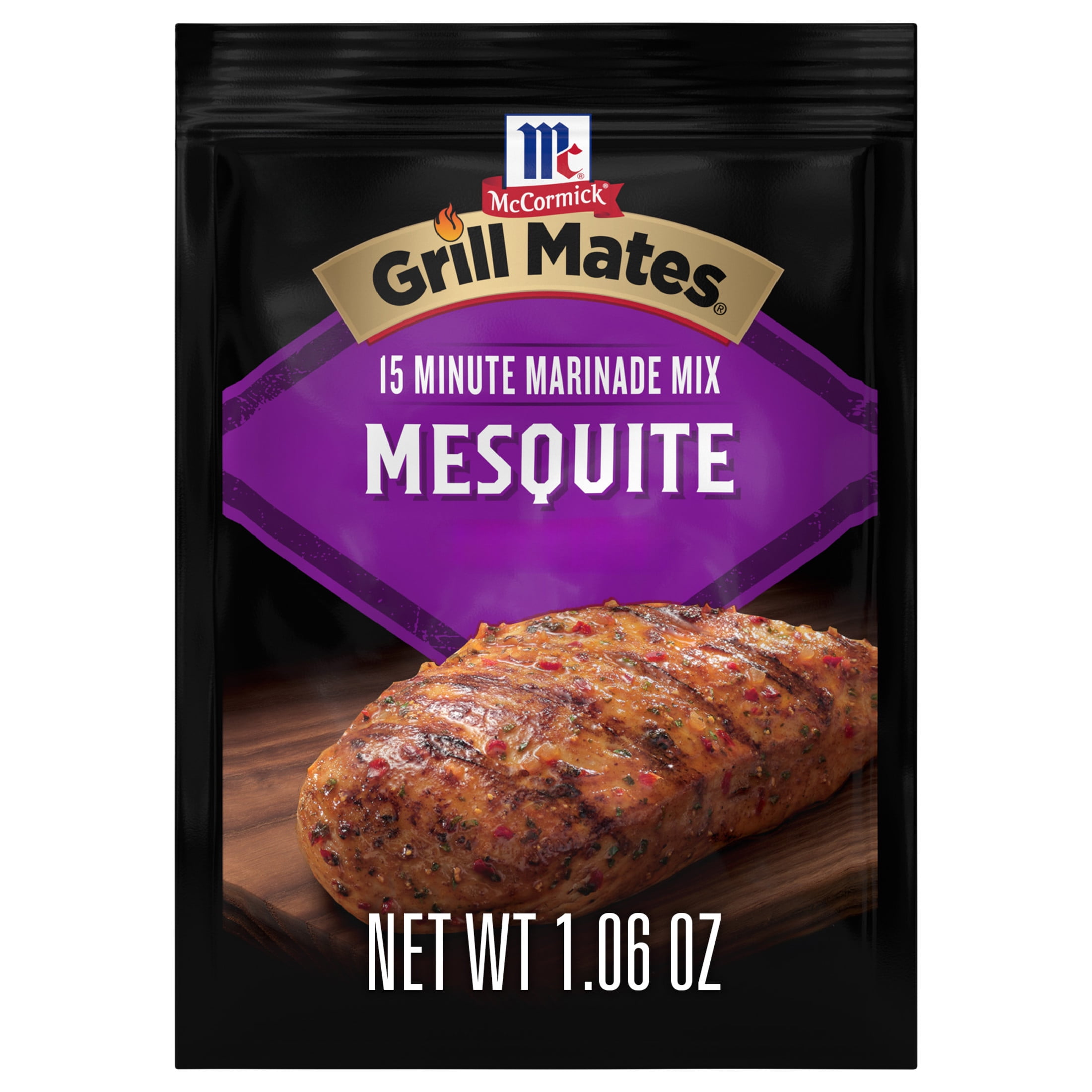 McCormick Grill Mates Mesquite Marinade, 1.06 oz Envelope for Marinated ...