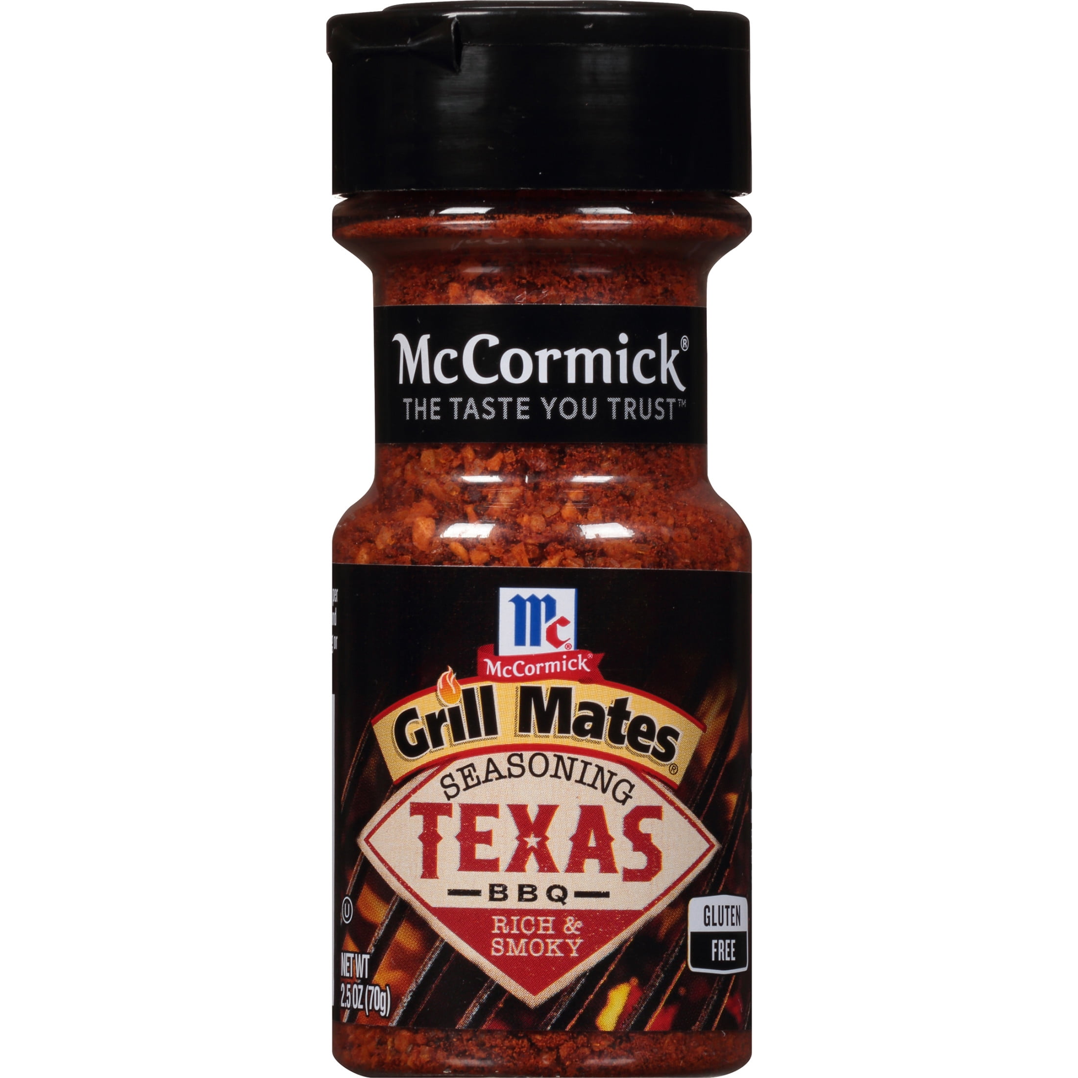 McCormick Grill Mates Texas BBQ Seasoning, Sweet Smoky Flavor, Gluten ...