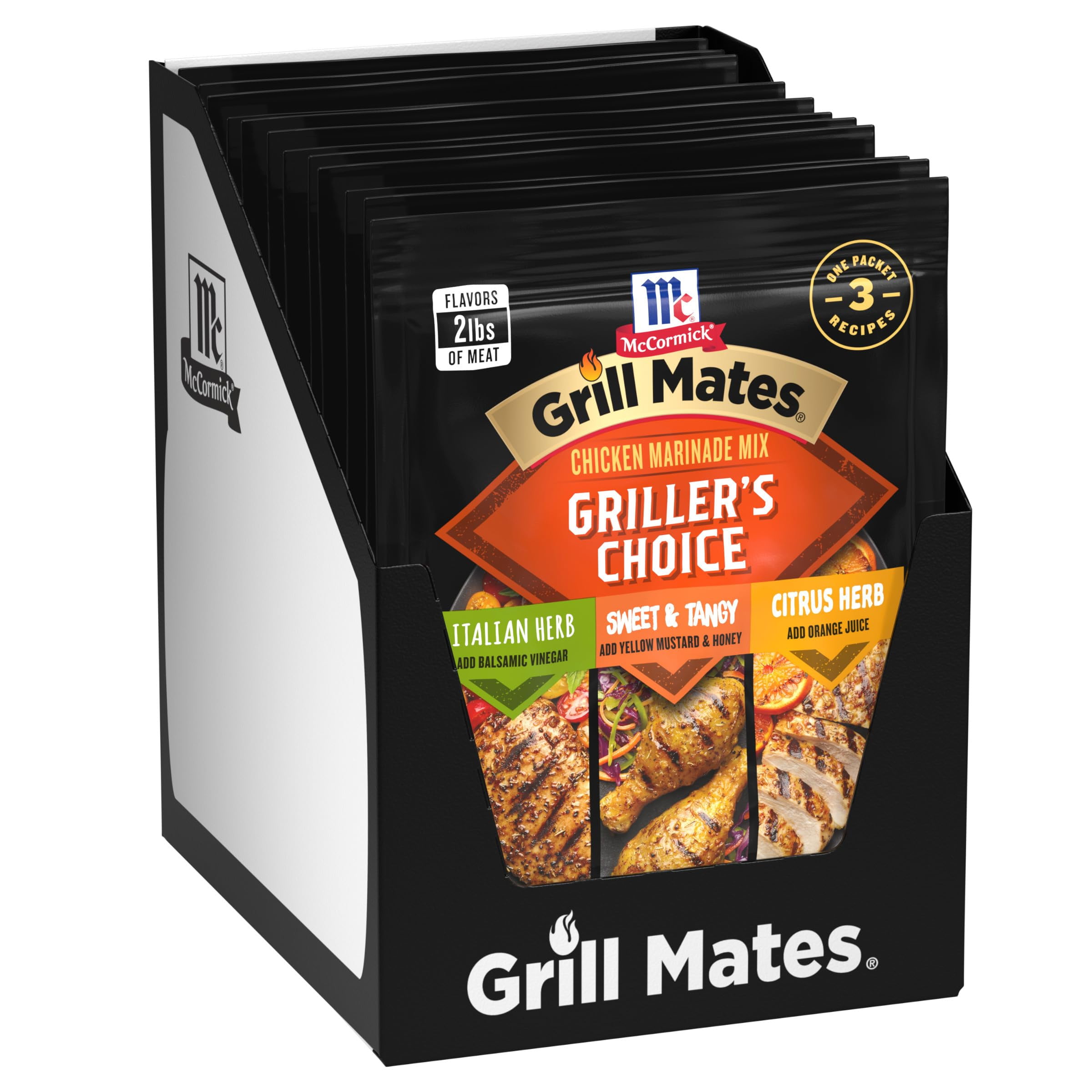 McCormick Grill Mates Griller's Choice HYZ01 Chicken Marinade Mix, 1.12 ...
