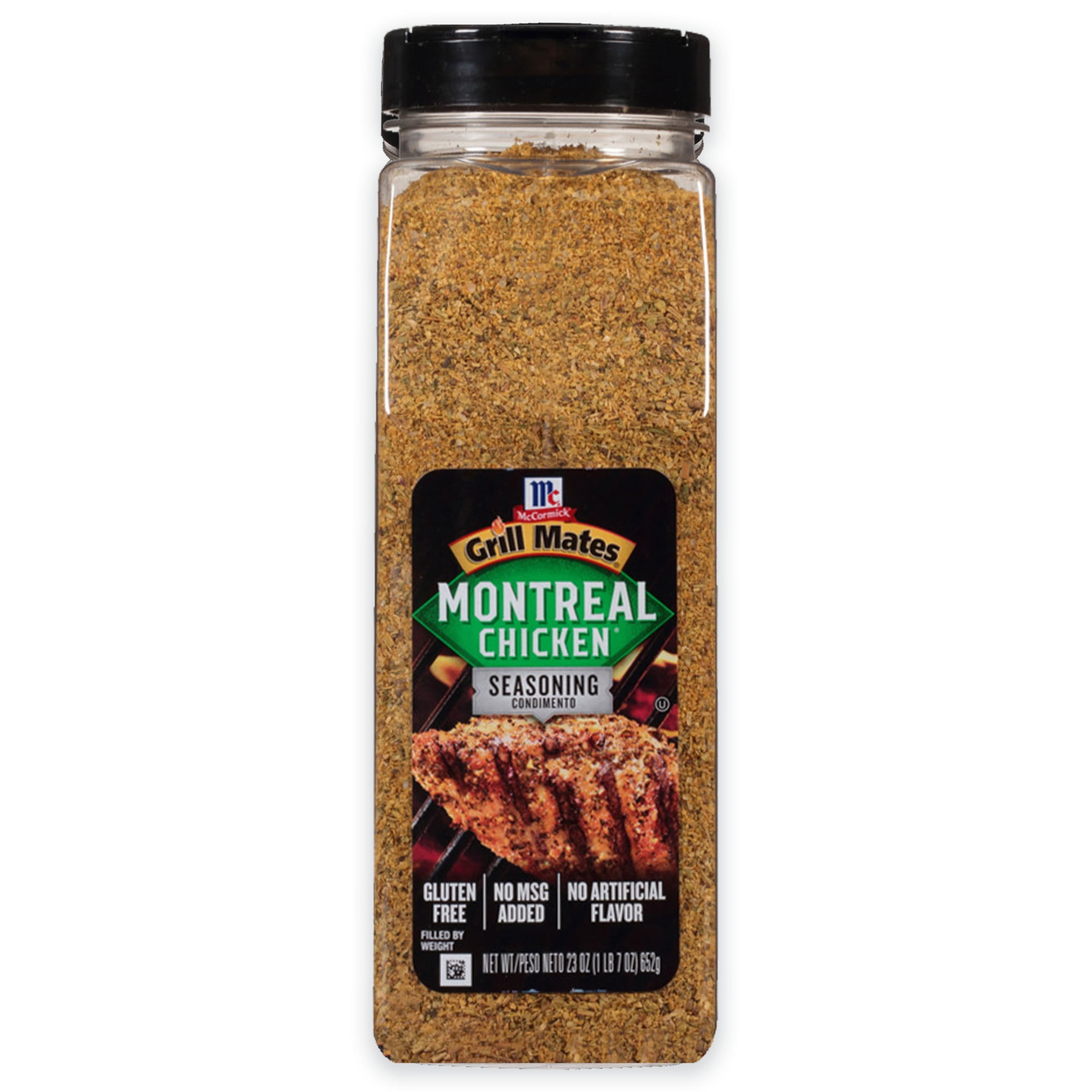 McCormick Montreal Chicken Seasoning Rub, Garlic Mix for Meat & Poultry ...