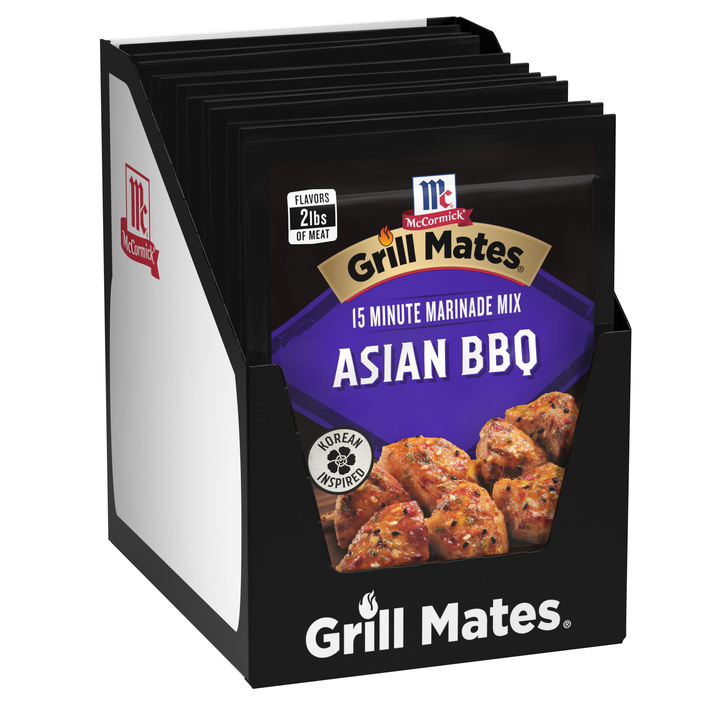 McCormick Grill Mates Marinade DMF15 Mix, Asian BBQ, Korean-Inspired ...