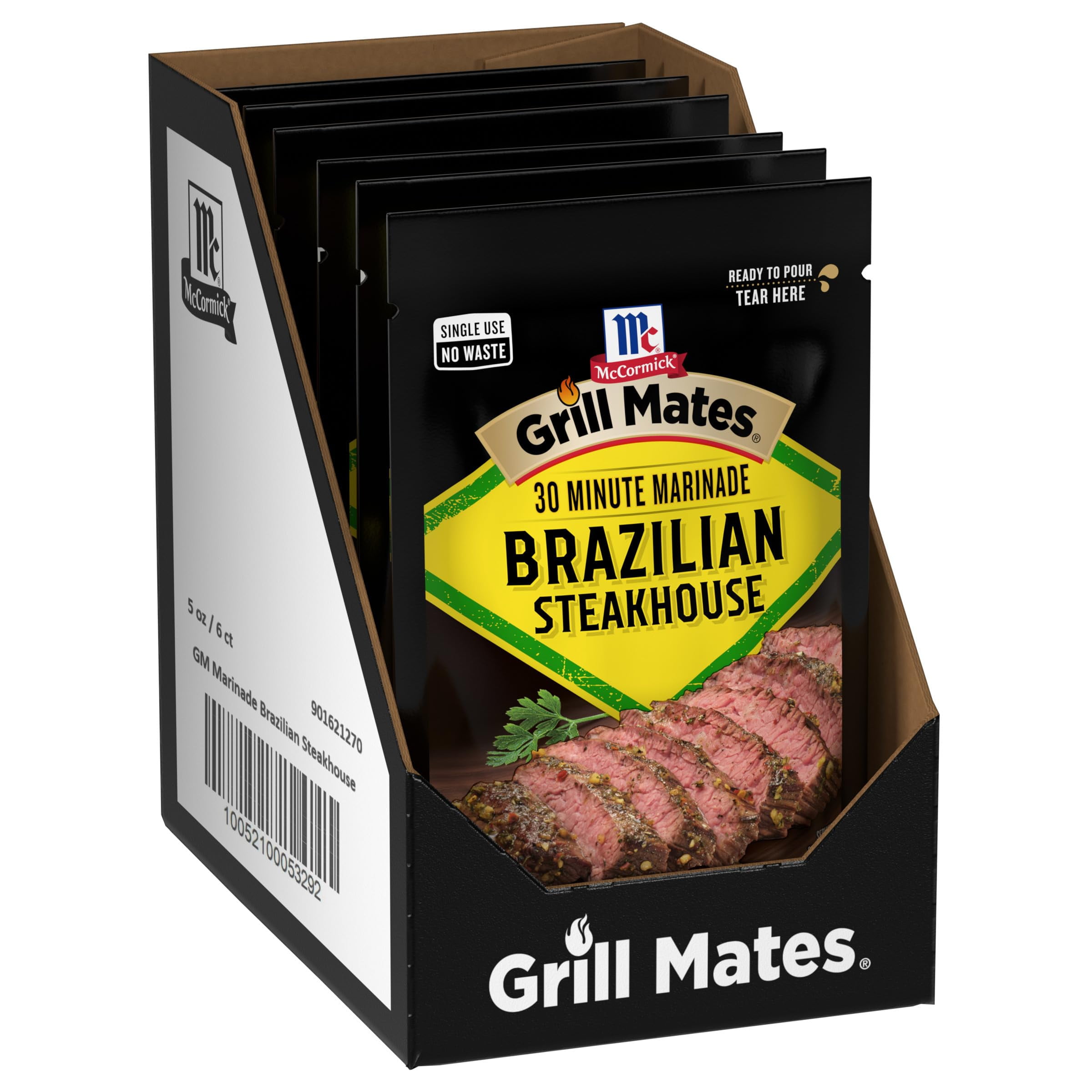 McCormick Grill Mates Marinade, YYF14 Brazilian Steakhouse, 30 Minute ...