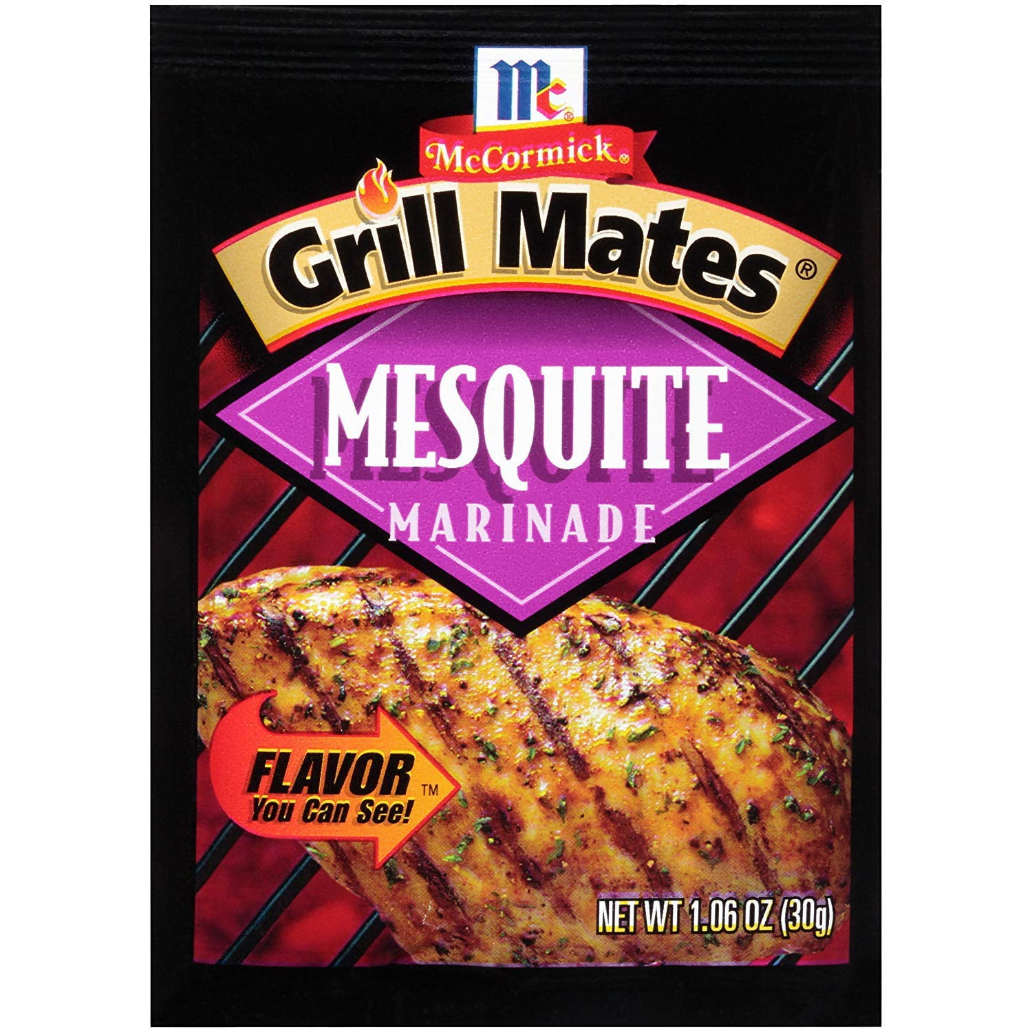 McCormick Grill Mates Mesquite Marinade, 1.06 oz (Pack of 6) - Walmart.com