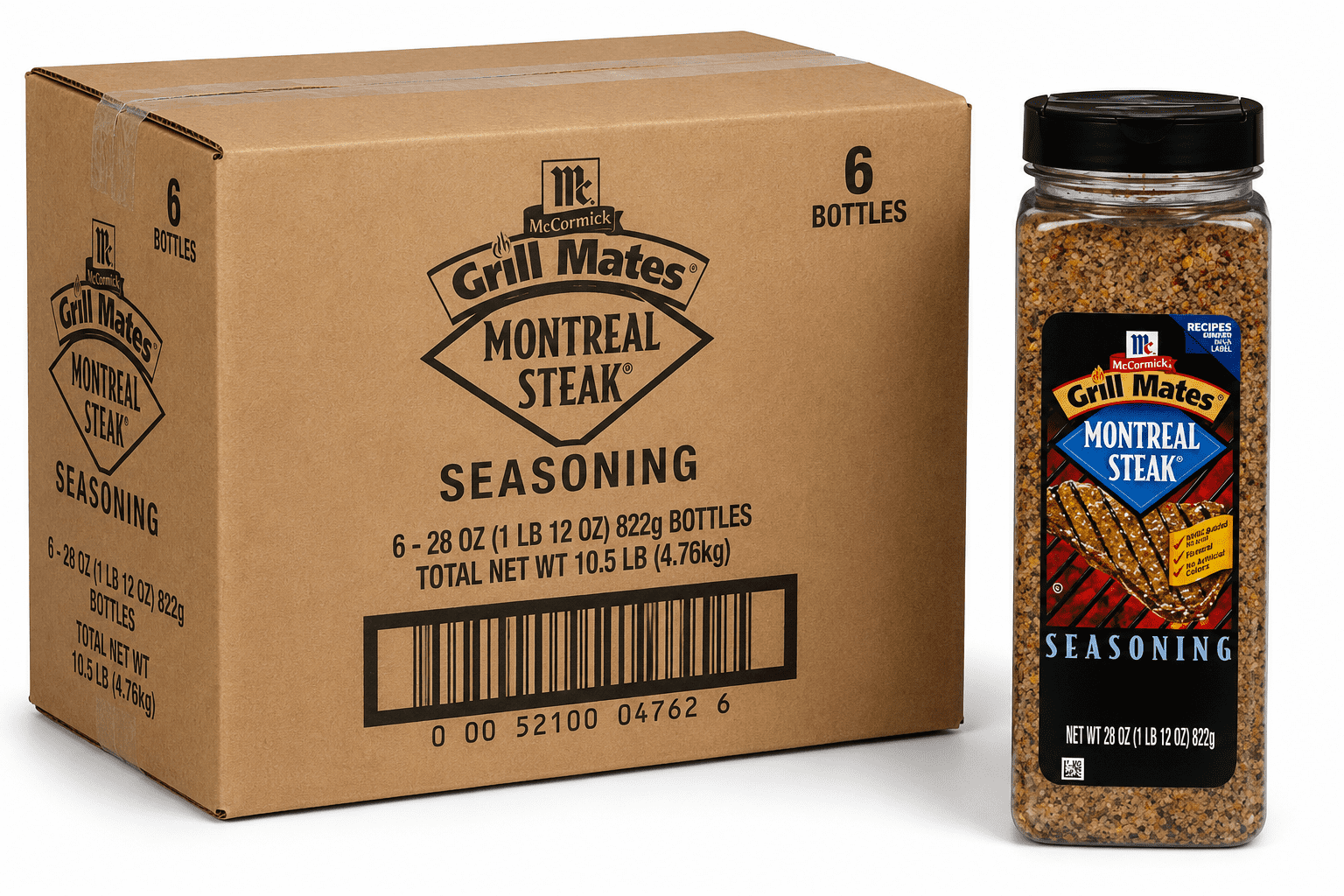 McCormick Grill Mates Montreal Steak Seasoning 29 oz Containers, Pack ...
