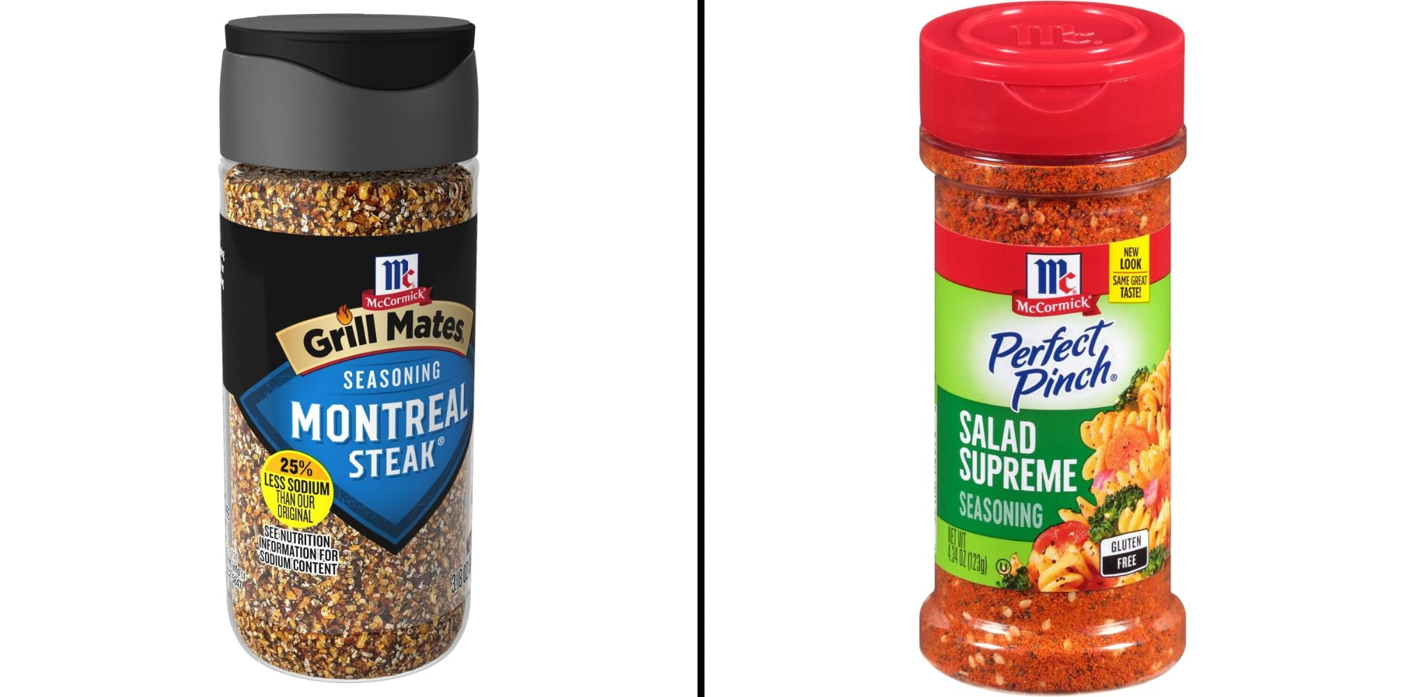 McCormick Grill Mates Montreal Steak Seasoning 3.18 oz & Perfect Pinch ...
