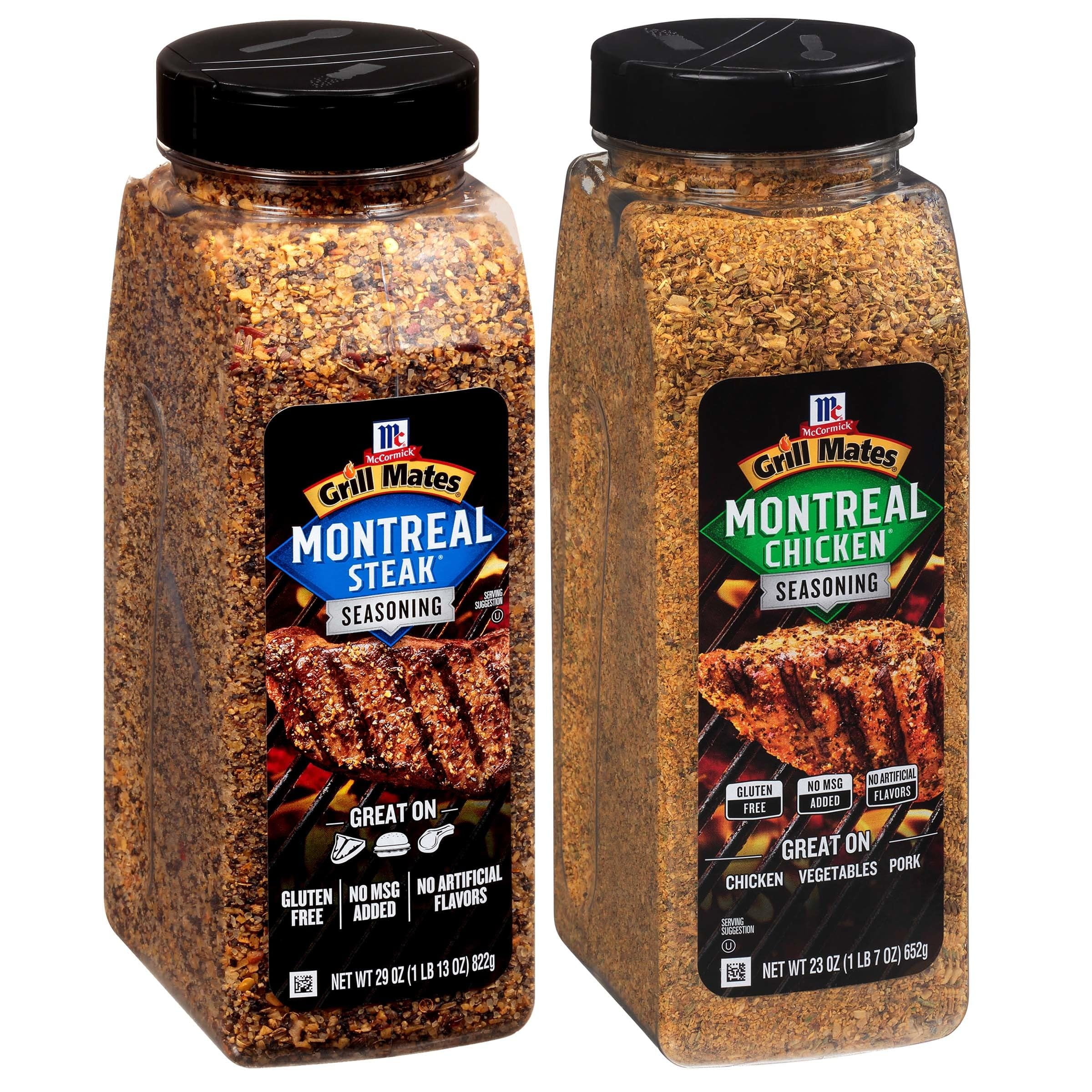 McCormick Grill Mates Montreal WHF2 Steak and Chicken Seasoning Bundle ...