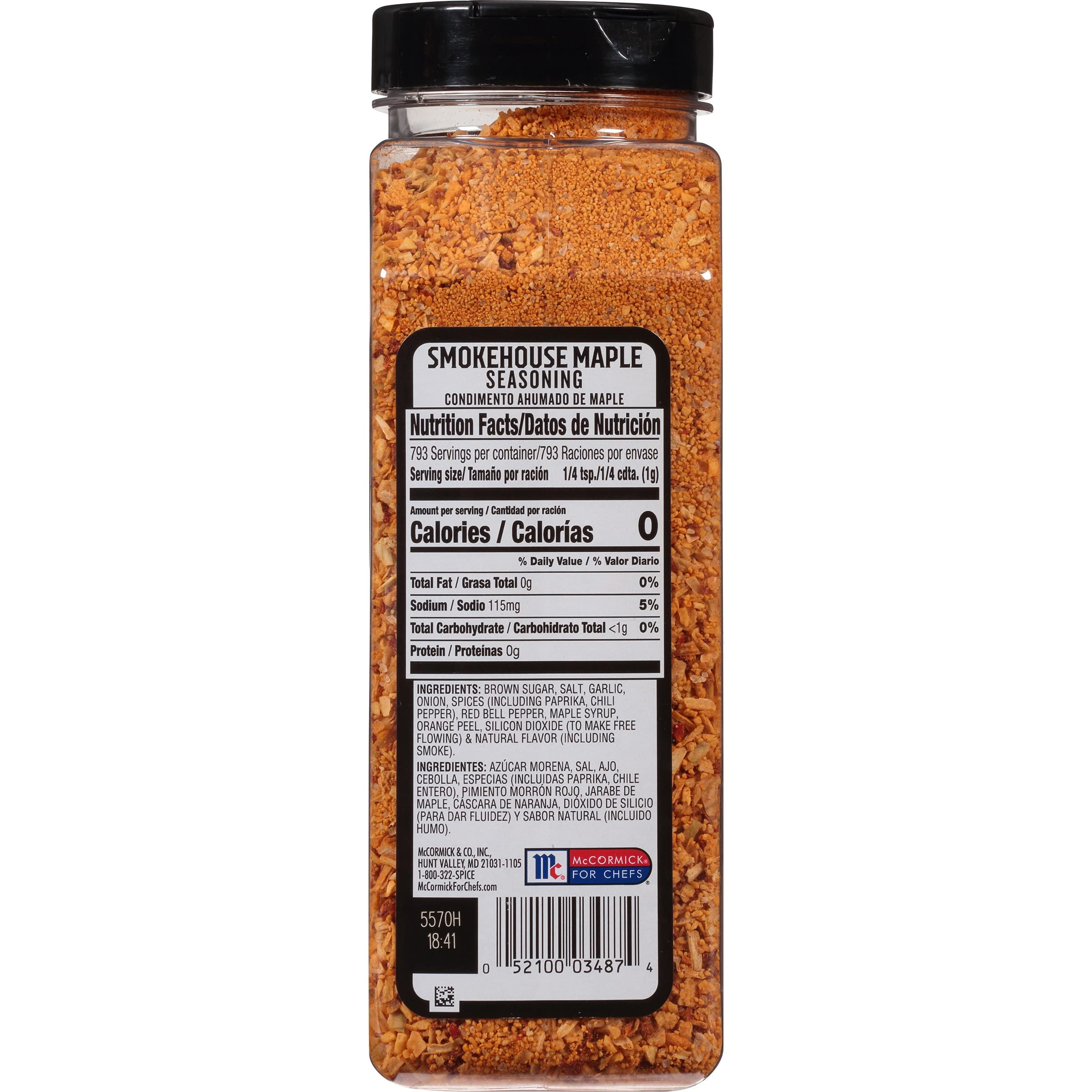 McCormick Grill Mates SCH4 Smokehouse Maple Seasoning, 28 oz - One 28 ...