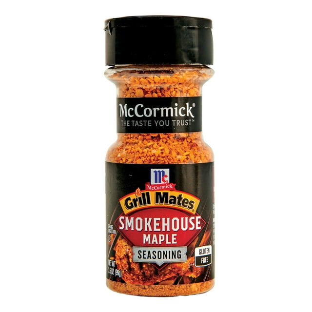 McCormick Grill Mates Smokehouse Maple Seasoning, 3.5 oz Mixed Spices ...