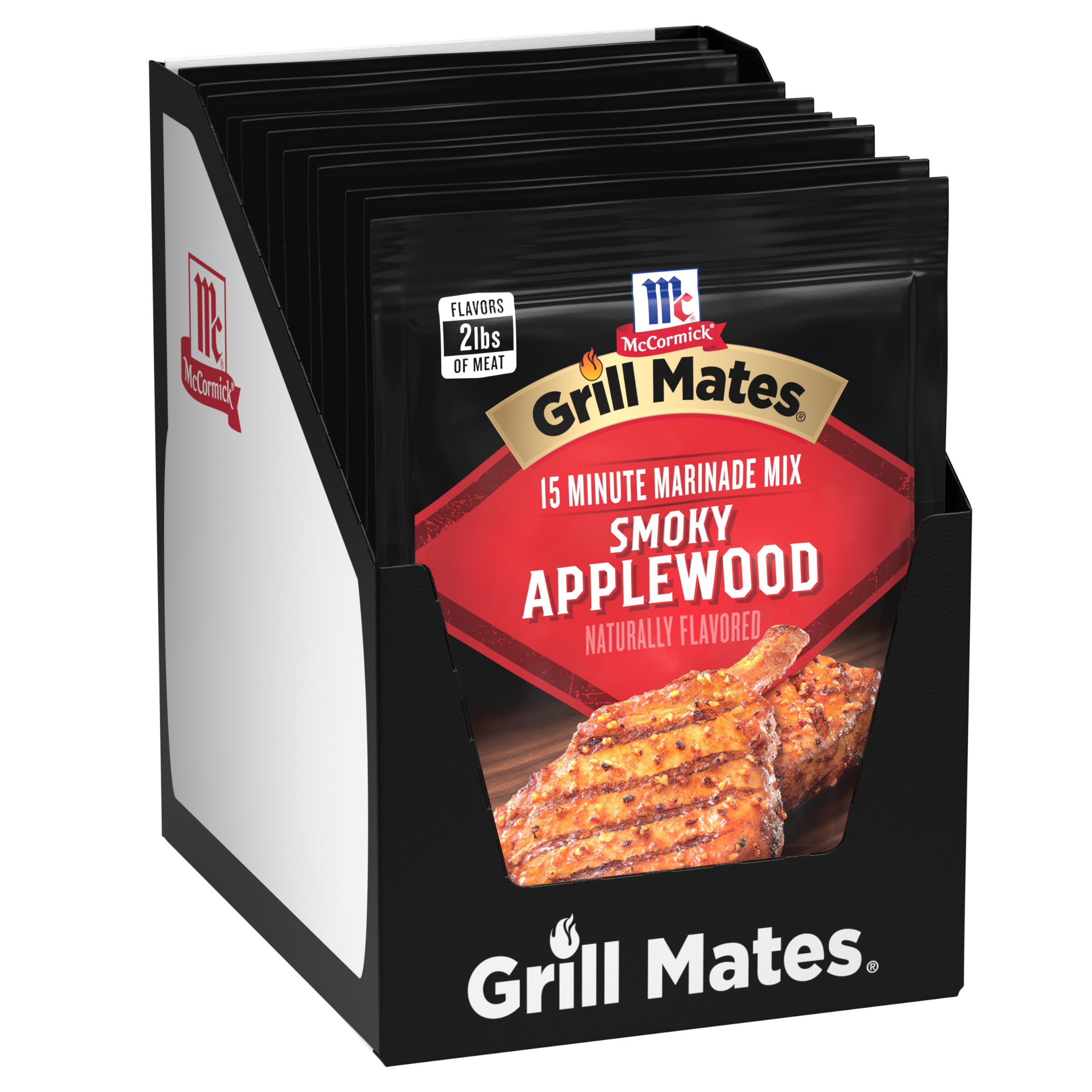 McCormick Grill Mates Smoky AKF18 Applewood Marinade Mix, 1 oz (Pack of ...