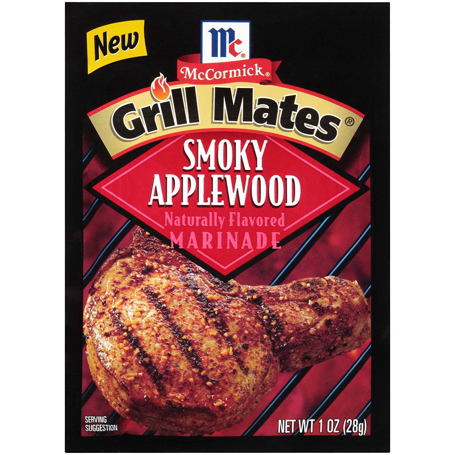 McCormick Grill Mates Smoky ZS23 Applewood Marinade Mix, 1 oz (Pack of ...