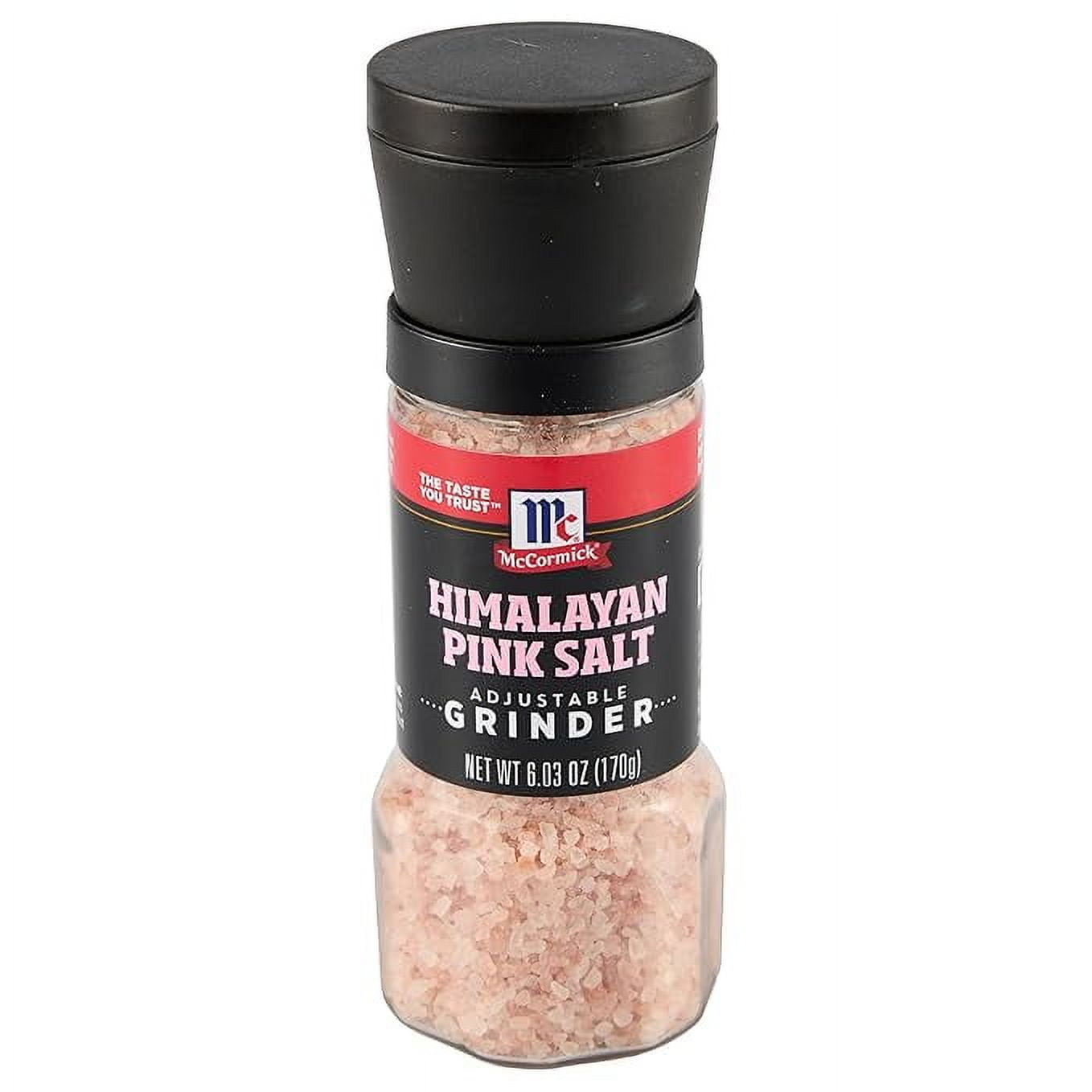 McCormick Himalayan Pink Salt Adjustable Grinder, 6.03 oz - Walmart.com