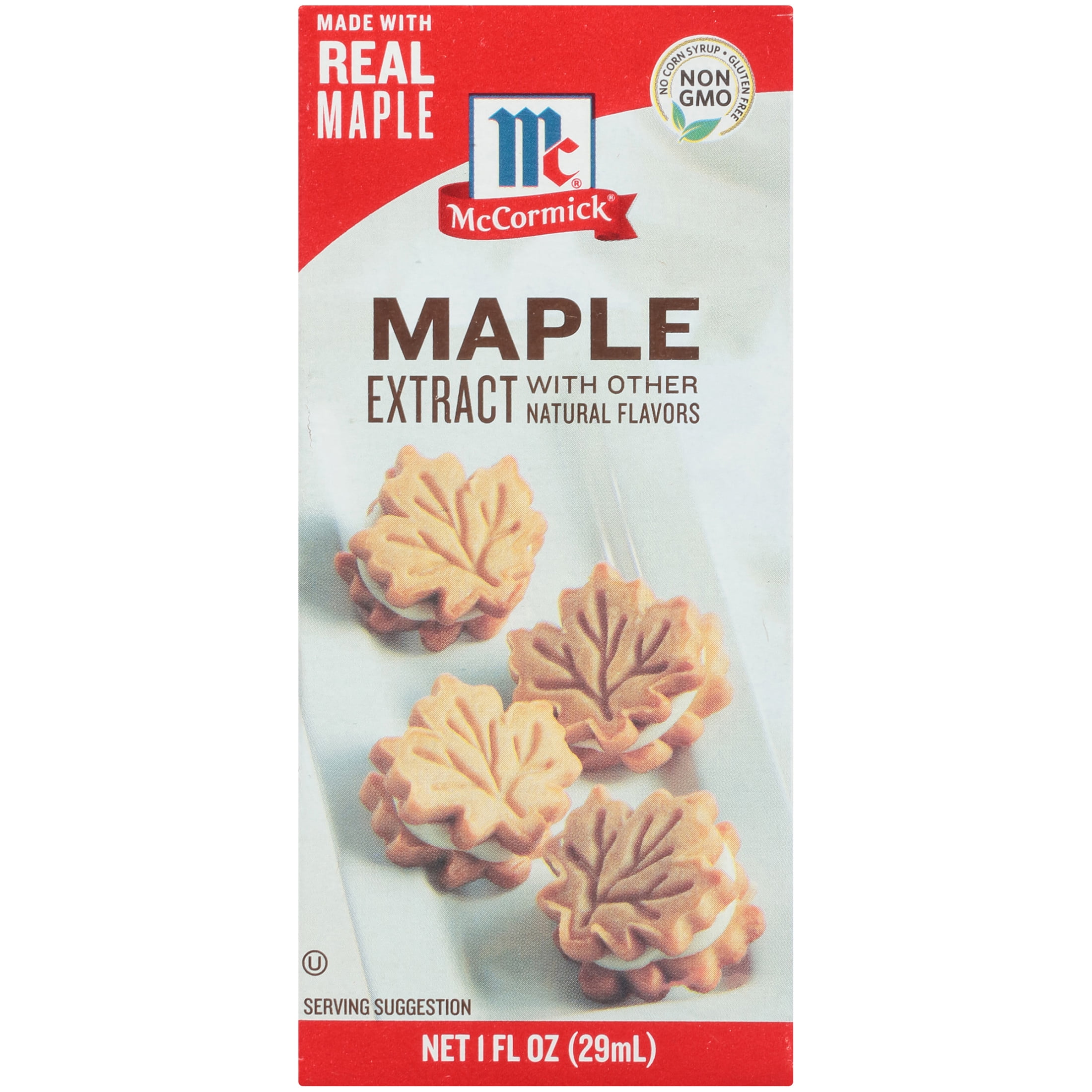 McCormick No Artificial Flavors Gluten Free Maple Extract With Other ...