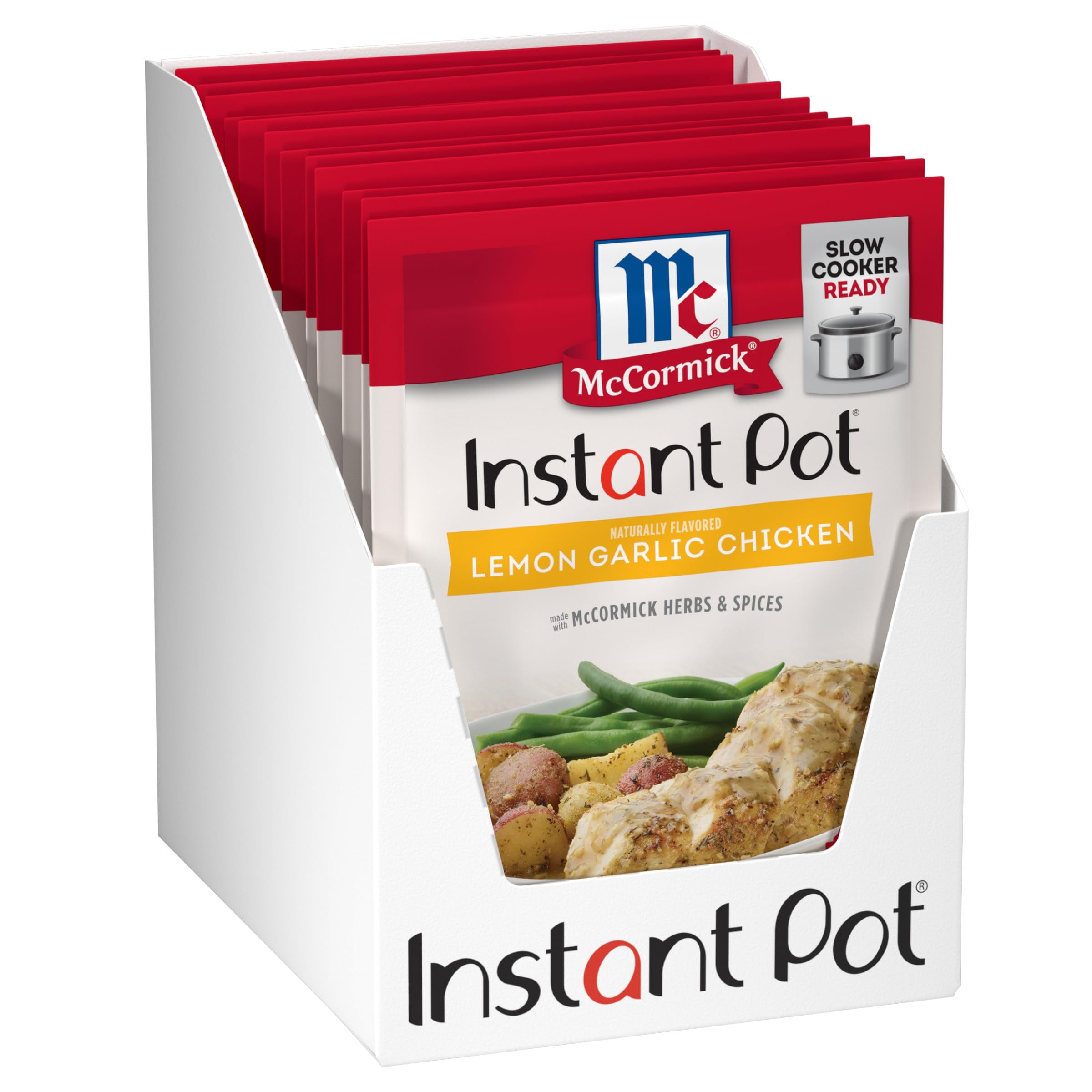 McCormick Instant Pot Lemon Garlic Chicken Seasoning Mix, 1 oz (Pack of ...