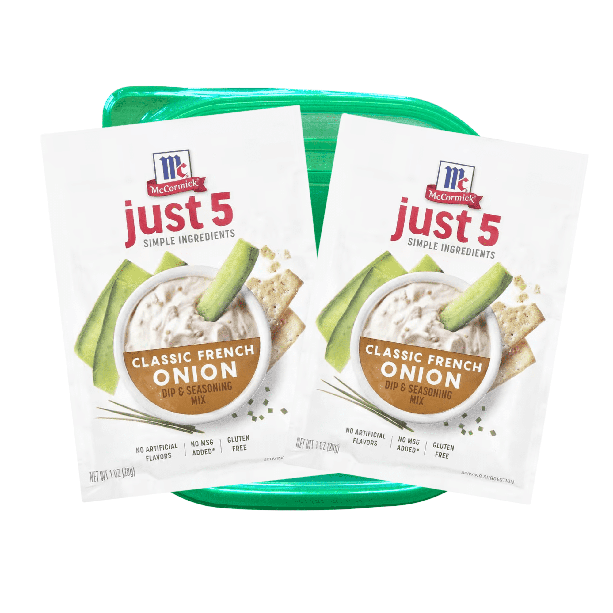 McCormick Just 5 Simple Ingredients, Classic French Onion 1oz (2 Pack ...