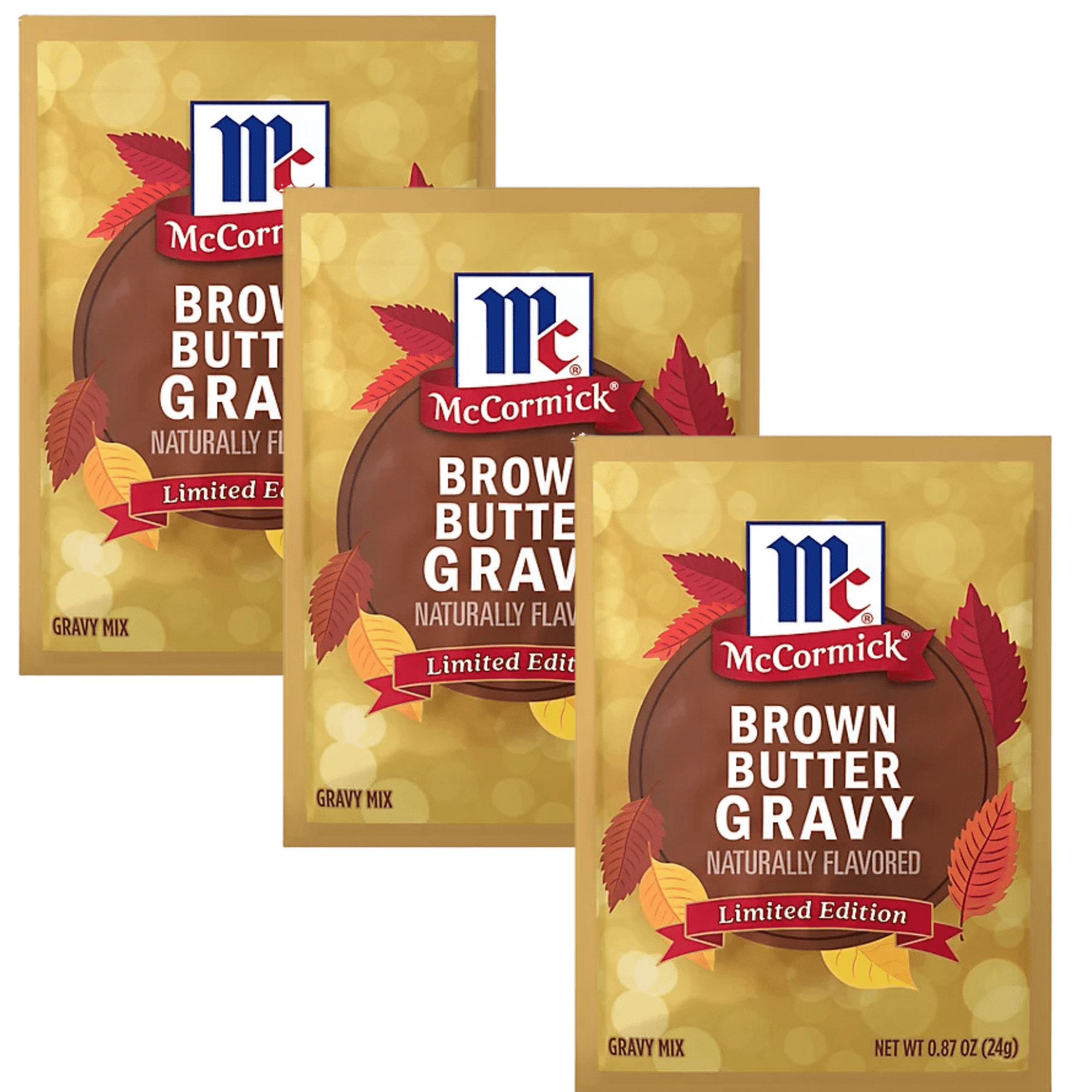 McCormick Limited Edition Seasoning: Brown Butter Gravy - Pack of 3 ...