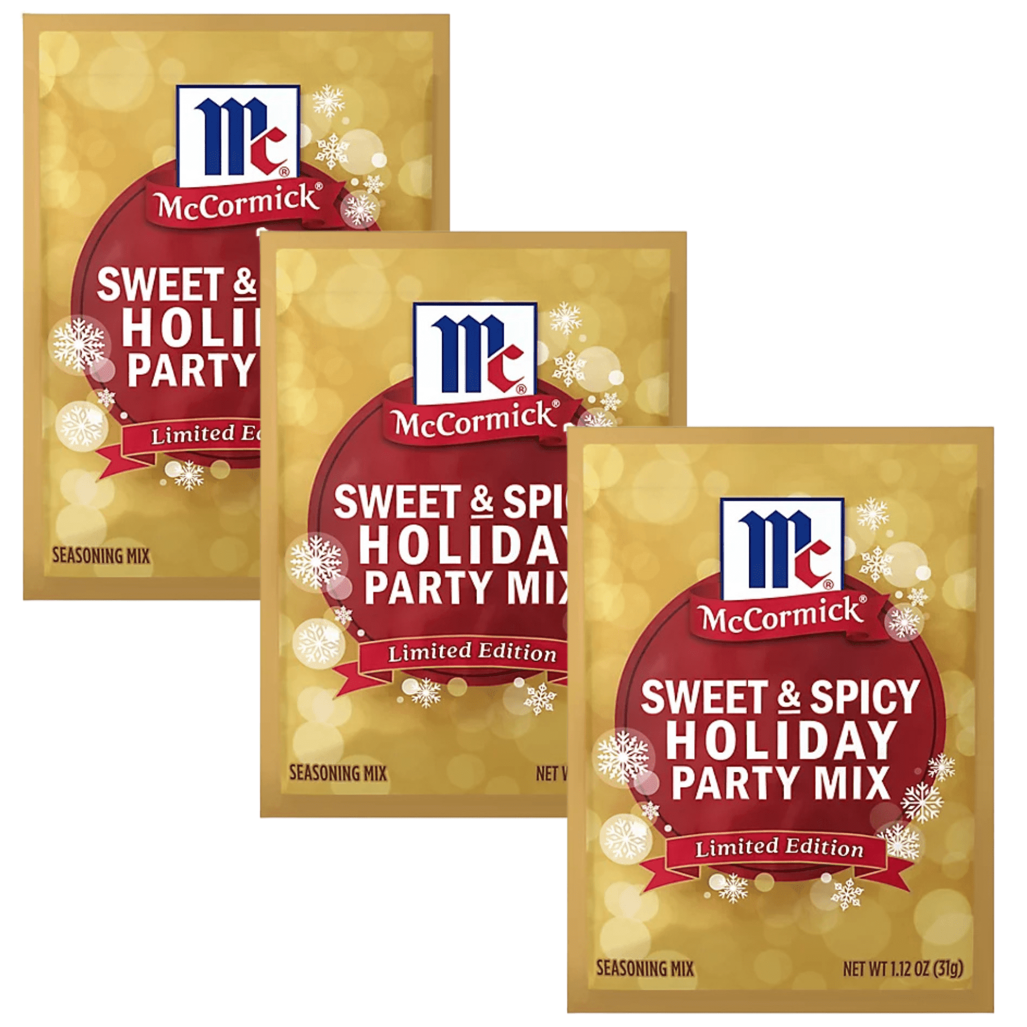 McCormick Limited Edition Seasoning: Sweet & Spicy Holiday Party Mix ...