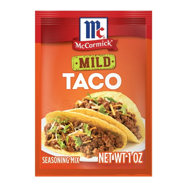 McCormick Mild Taco Seasoning 1 oz Mix, Envelope - Walmart.com