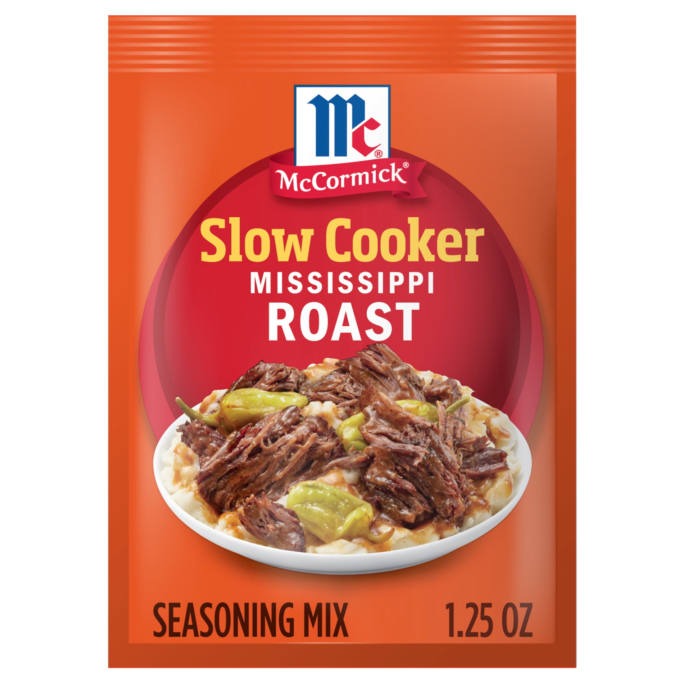 McCormick Mississippi Roast Instant Pot Seasoning Mix, 1.25 oz Packet ...