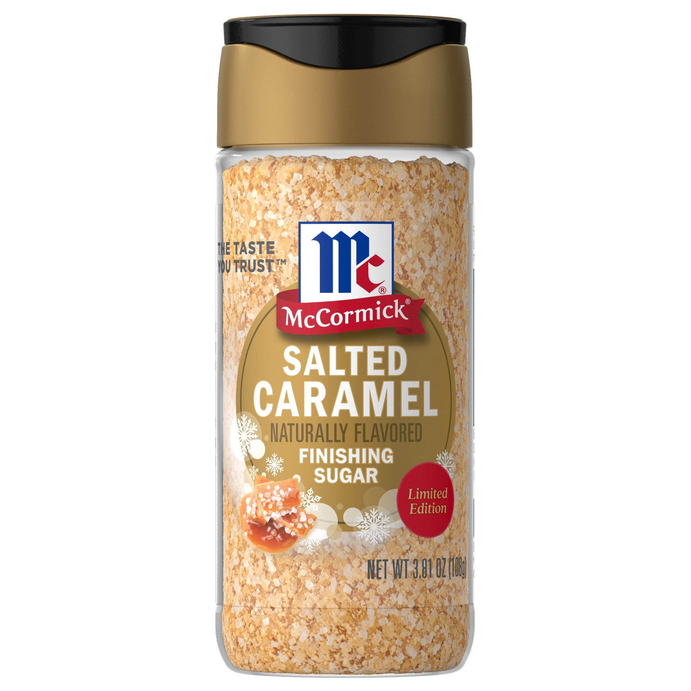 McCormick Naturally Flavored Salted Caramel Finishing Sugar, 3.81 oz ...