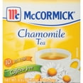 McCormick Chamomile Tea, No Artificial Flavors, Caffeine Free, 10 Count ...