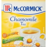 McCormick Chamomile Tea, No Artificial Flavors, Caffeine Free, 10 Count ...