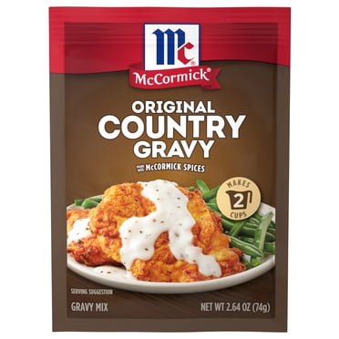 Country Gravy Mix 2.5 oz - Packaged food gravies - Walmart Business ...
