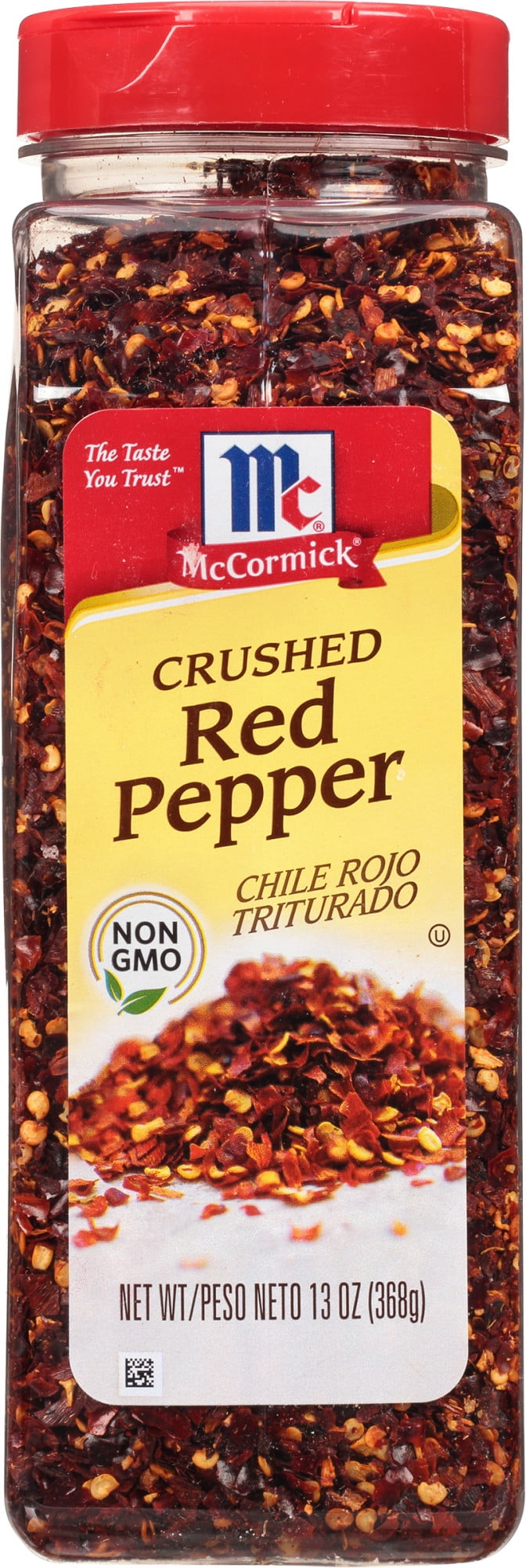 McCormick Non-GMO Kosher Crushed Red Pepper, 13 oz Bottle - Walmart.com