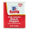 McCormick Non-GMO Kosher Pure Ground Black Pepper, 3 oz Can - Walmart.com