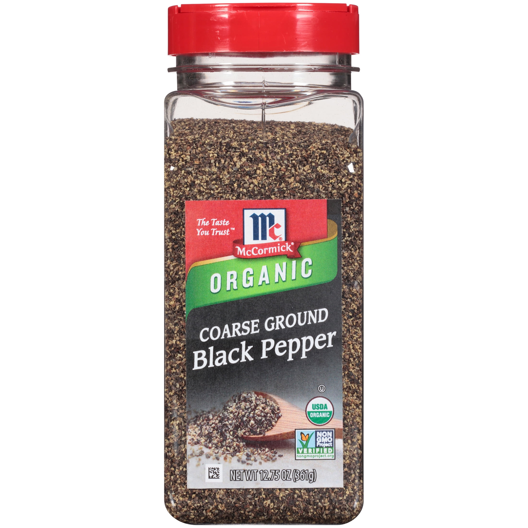 McCormick Organic Coarse Ground Black Pepper, 12.75 oz Bottle - Walmart.com