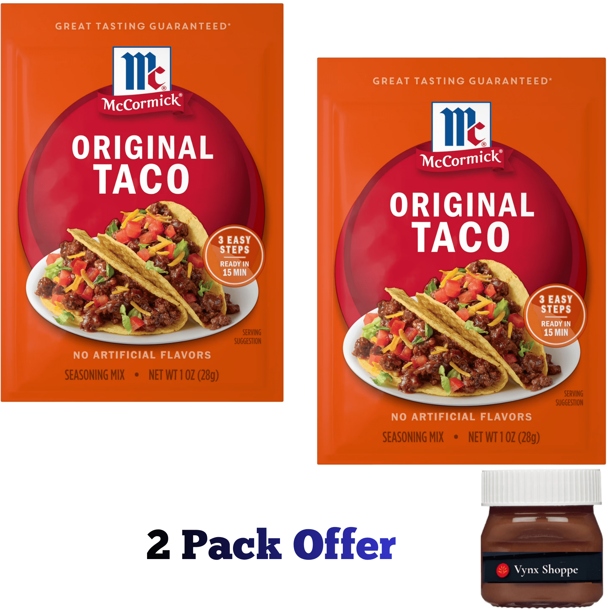 McCormick Original Taco Seasoning Mix, 1.0 oz Packet - Walmart.com