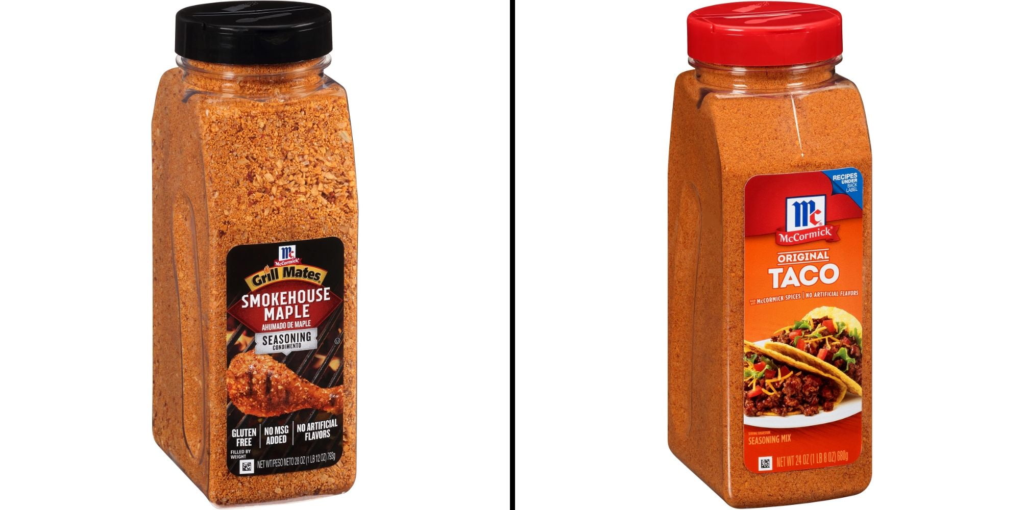 McCormick Original Taco Seasoning Mix, 24 oz & McCormick Grill Mates ...