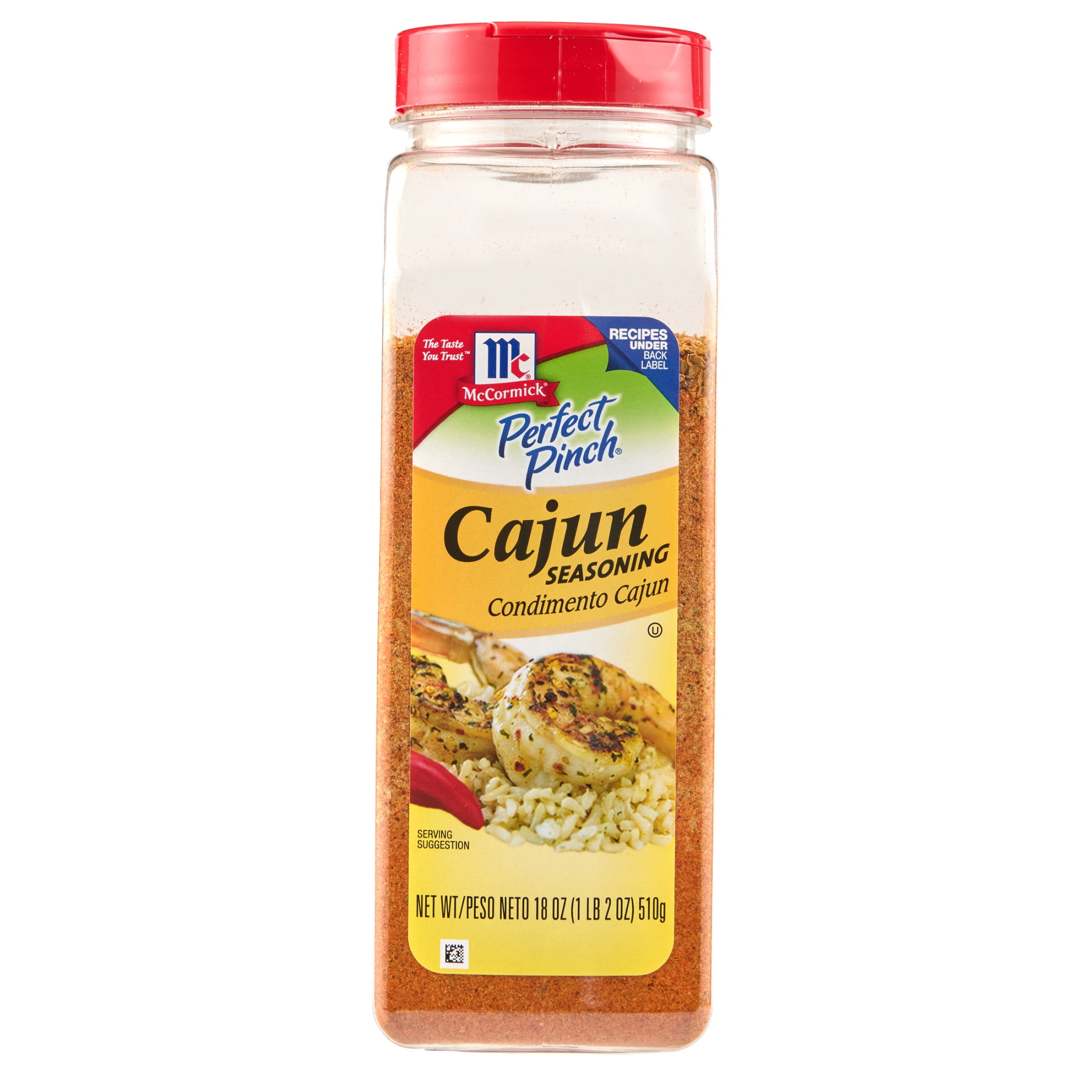 McCormick PERFECT PINCH Gluten Free Cajun Seasoning, 18.0 oz Bottle ...