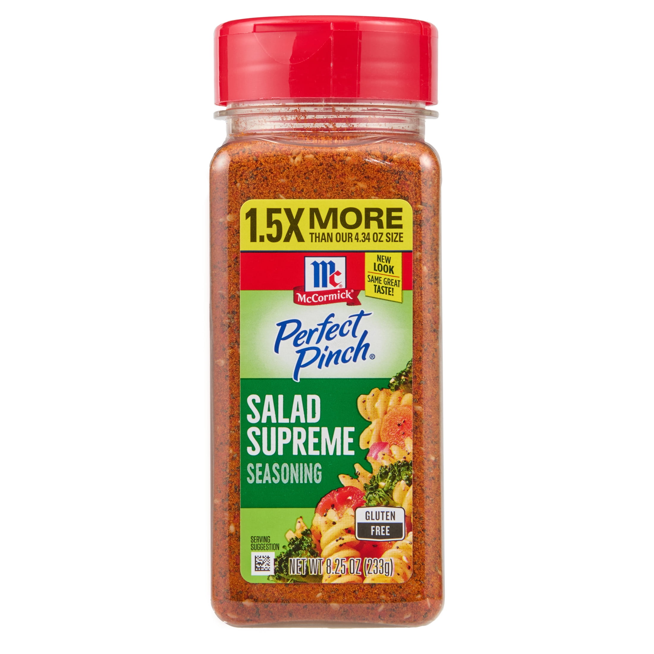 McCormick Perfect Pinch Gluten Free Salad Supreme Seasoning, 8.25 oz ...