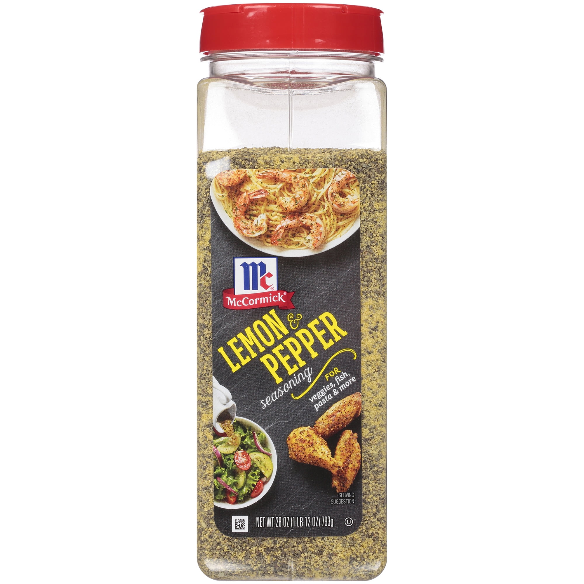 McCormick Perfect Pinch Lemon & Pepper Seasoning, 28 oz Mixed Spices ...