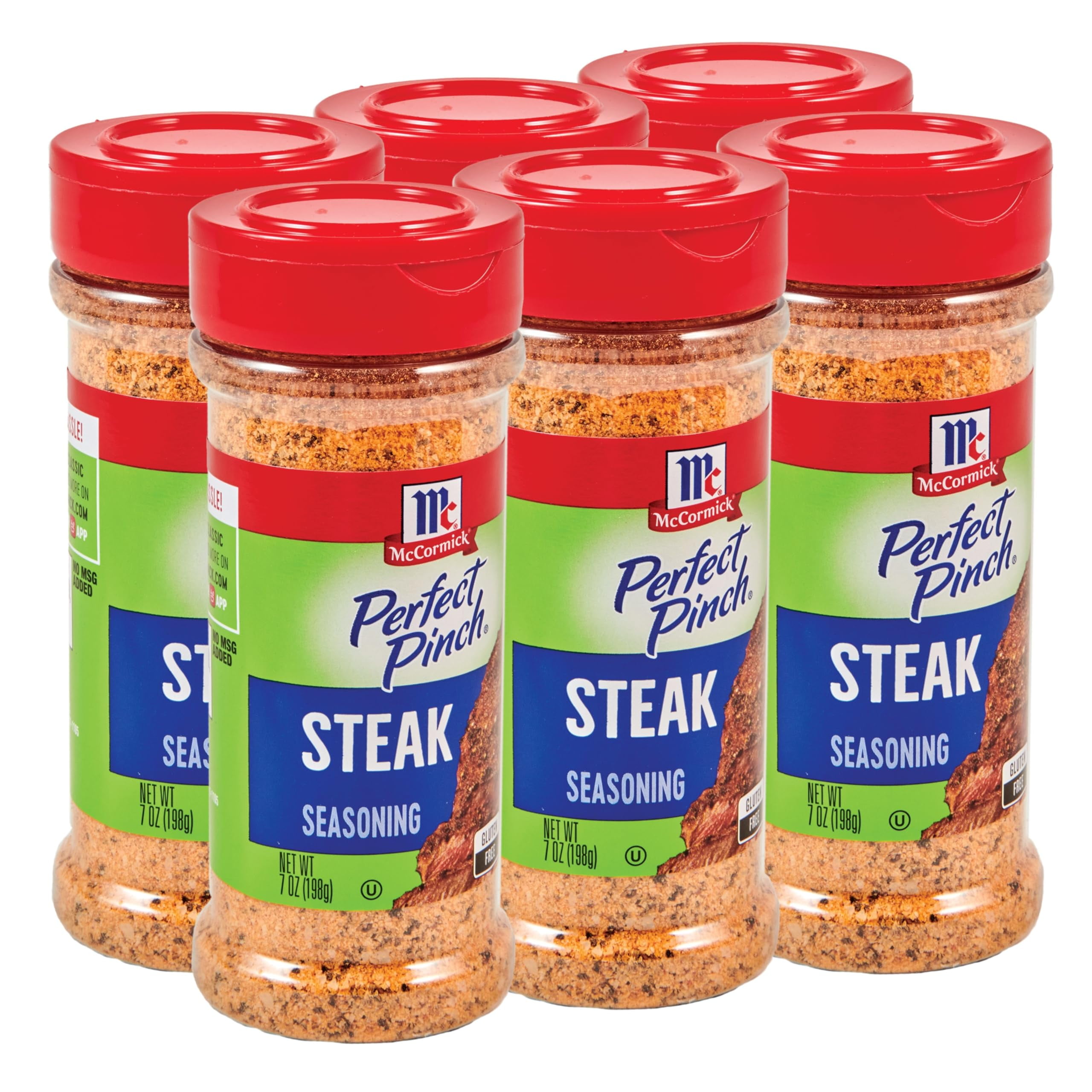 McCormick Perfect Pinch Steak ESF27 Seasoning, 7 oz (Pack of 6 ...