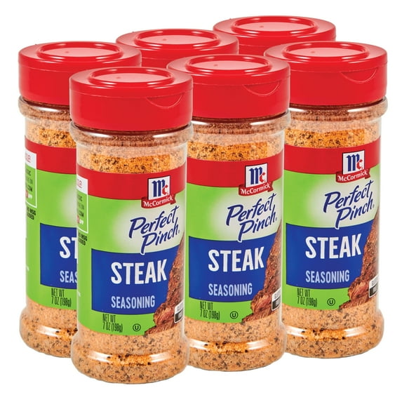 McCormick Perfect Pinch Steak Seasoning, MDA05 7 oz (Pack of 6 ...