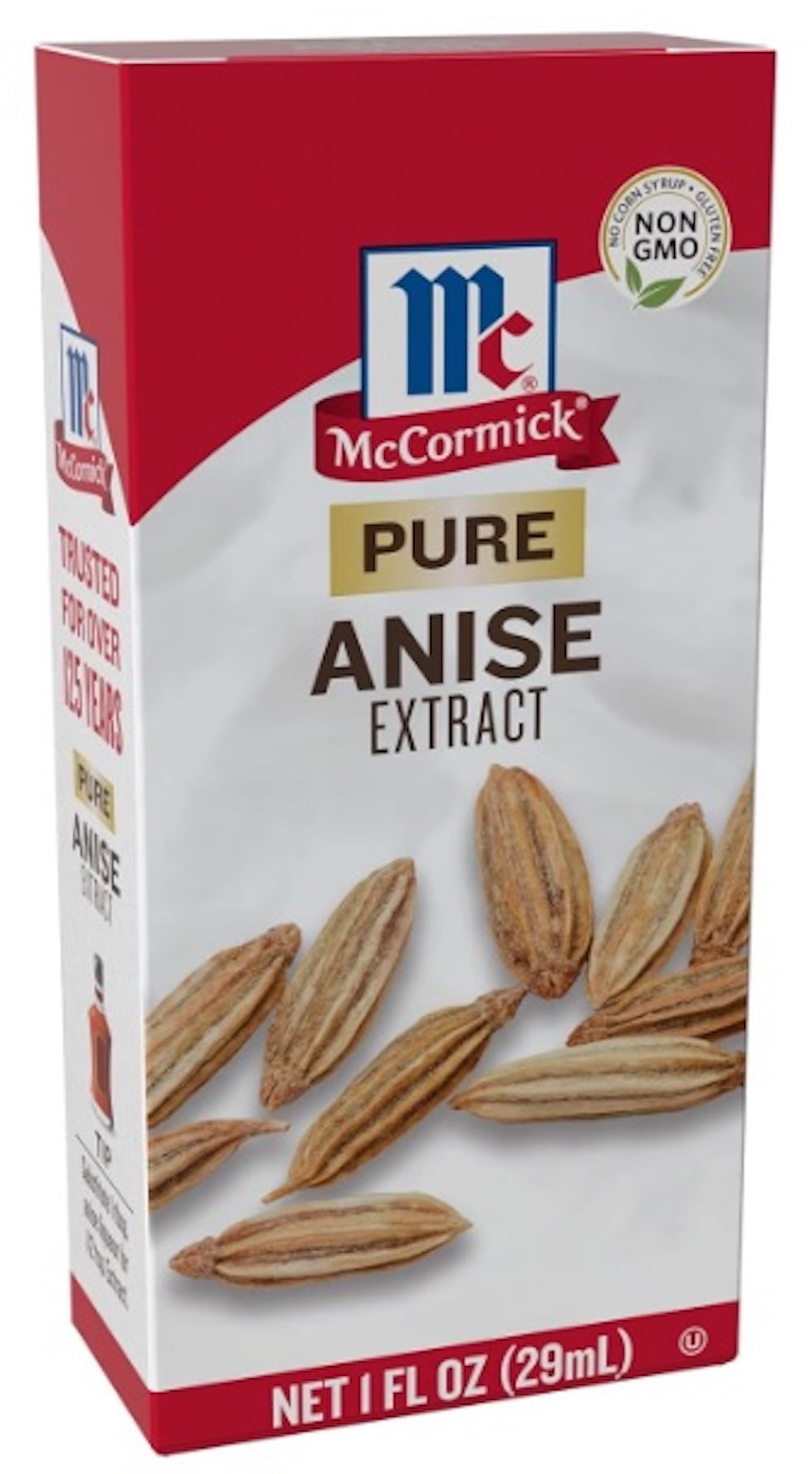 McCormick Pure Anise Extract, Licorice Flavor for Baking and Cookies, 1 ...