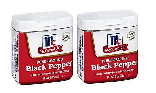 McCormick Pure Ground Black Pepper 2 Pack - Walmart.com
