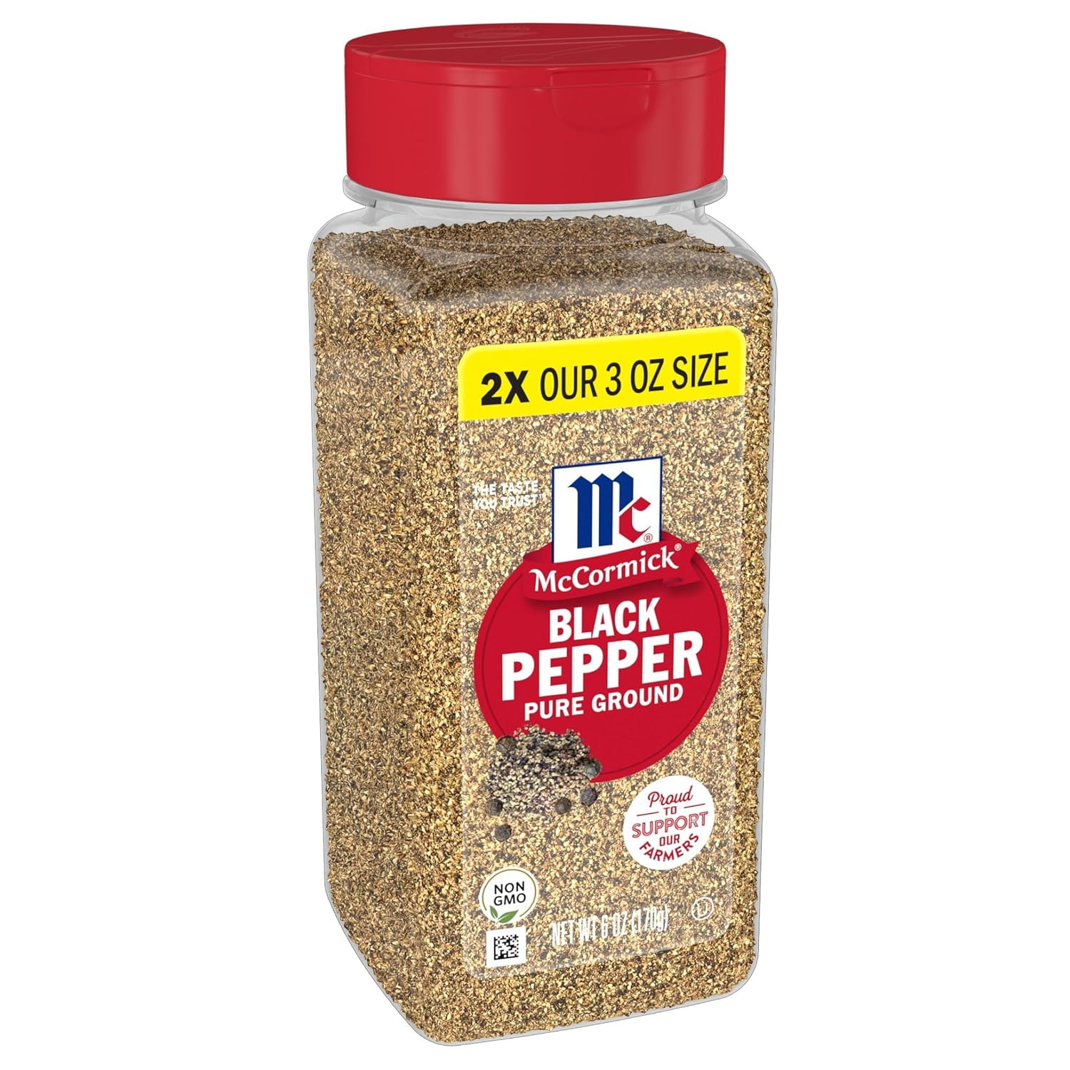 McCormick Pure Ground Black MGF3 Pepper, 6 oz - Walmart.com