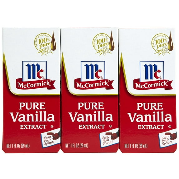 McCormick, Pure Vanilla Extract, 1 fl oz Pack of 3 - Walmart.com