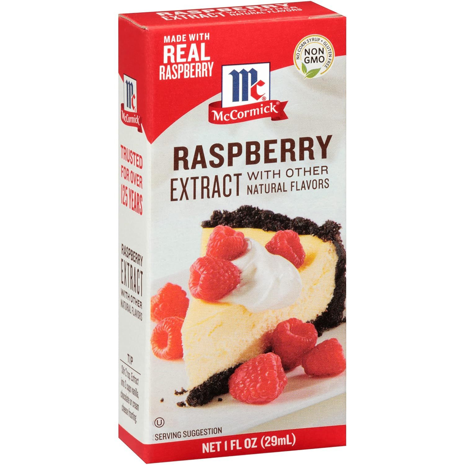 McCormick Raspberry Extract With Other Natural Flavors, 1 fl oz (Pack ...